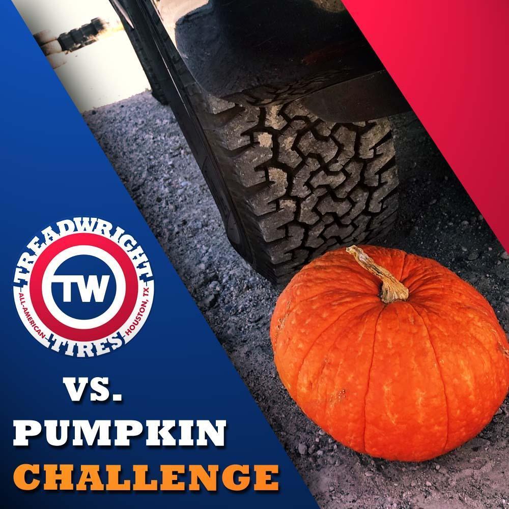 TreadWright VS Pumpkin Challenge - Pumpkin Smashing – TreadWright Tires