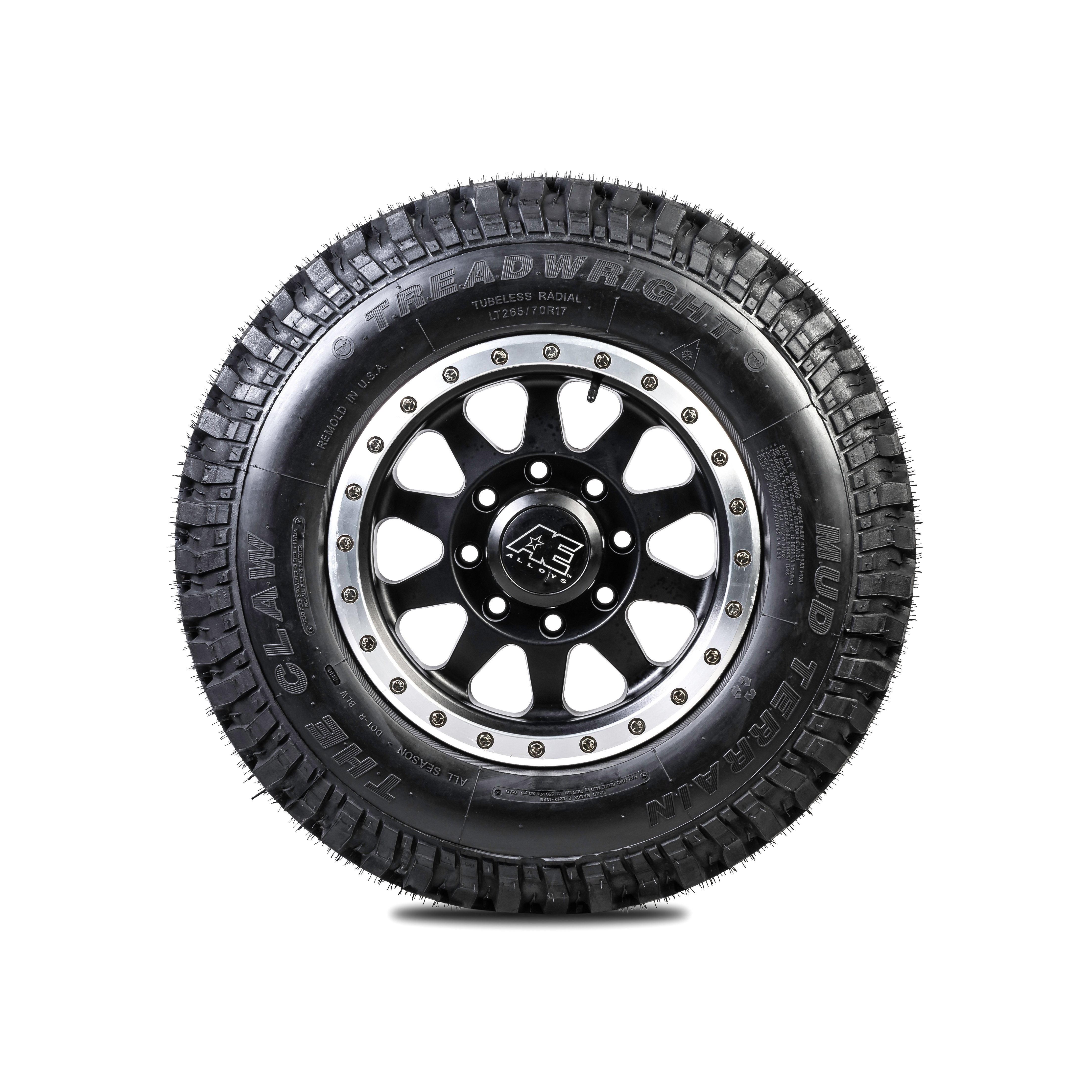 Buy TreadWright Blemish Claw MT Remold Tires 265/70R17 10 PLY Online ...
